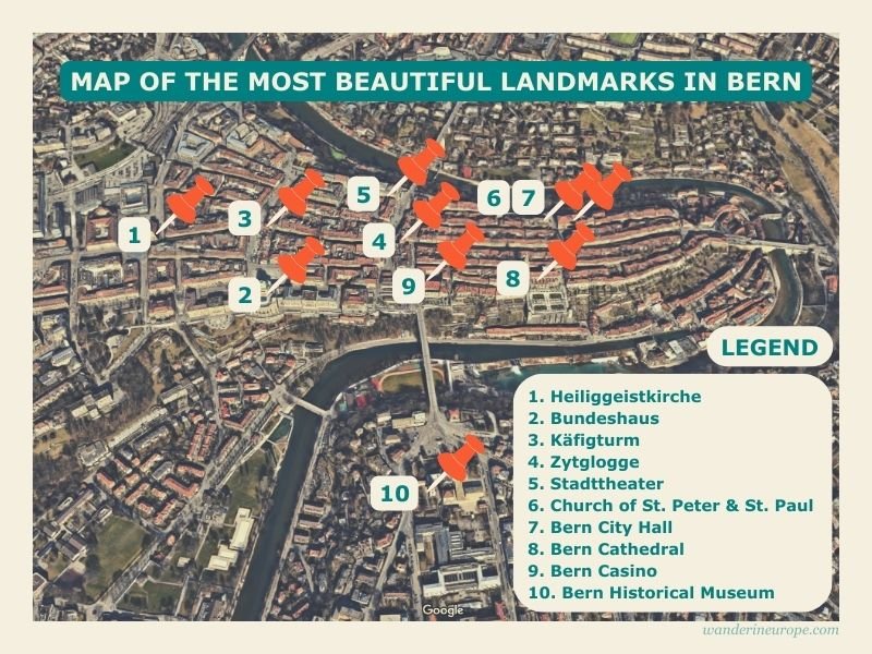 10 Most Beautiful Landmarks In Bern: DIY Walking Tour