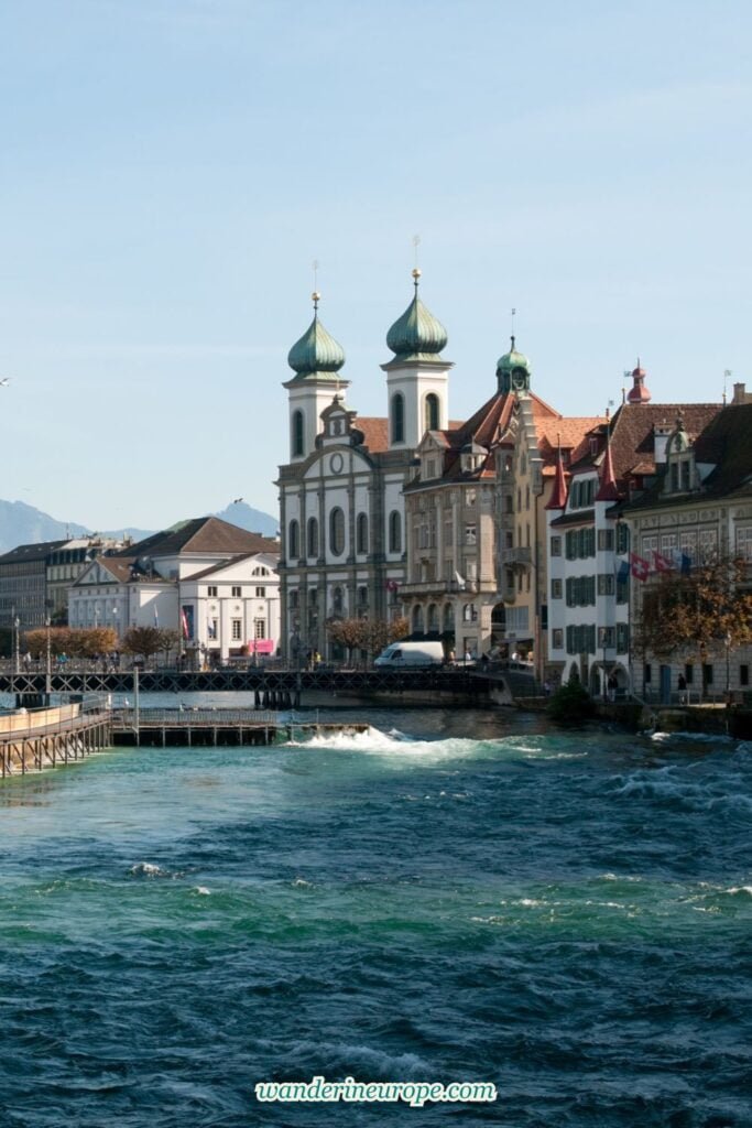 Old Town Lucerne Map (with Info of Attractions & Landmarks)