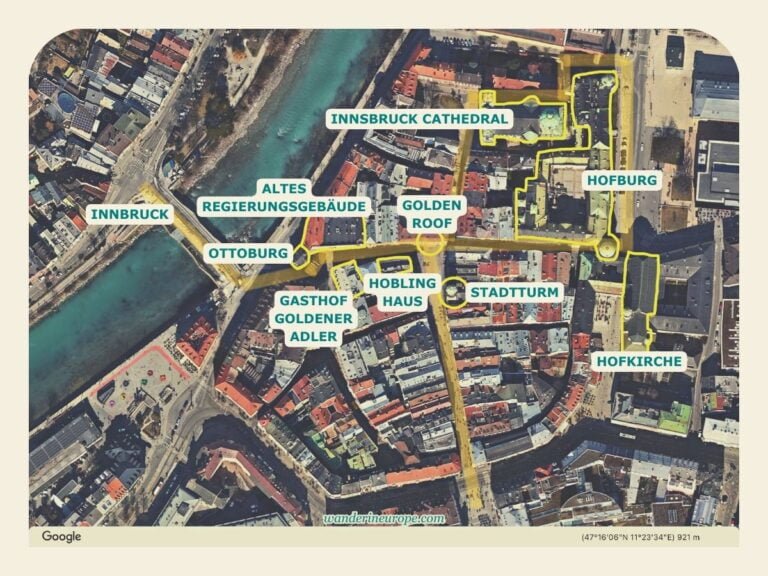 A Self Guided Tour to Old Town Innsbruck's Notable Landmarks