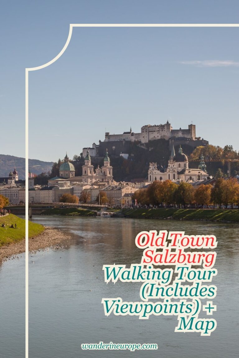 Old Town Salzburg Walking Tour (Includes Viewpoints) + Map