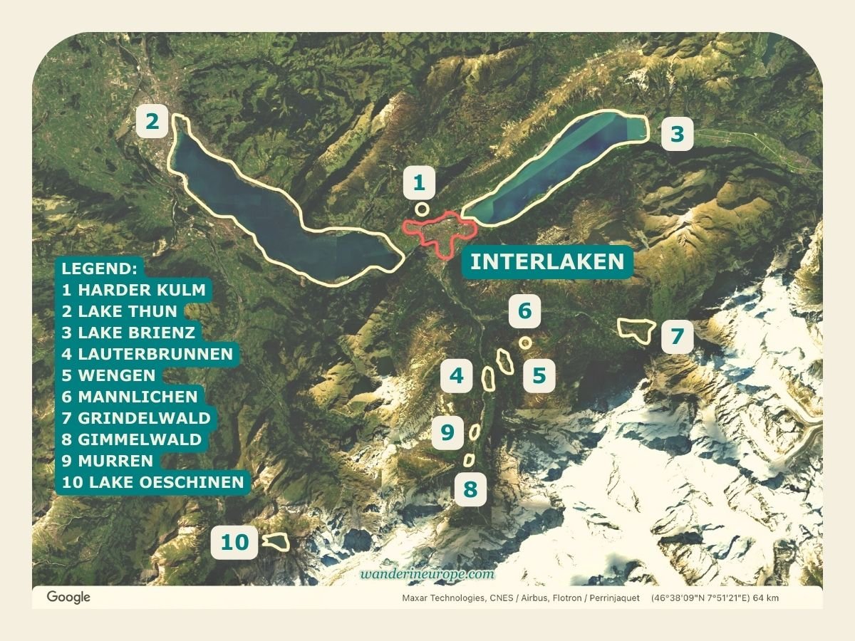 Beautiful Places To Visit In Interlaken And Jungfrau Region