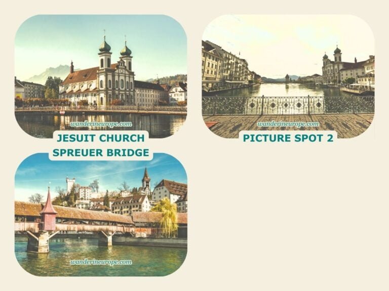 Old Town Lucerne Map (with Info of Attractions & Landmarks)