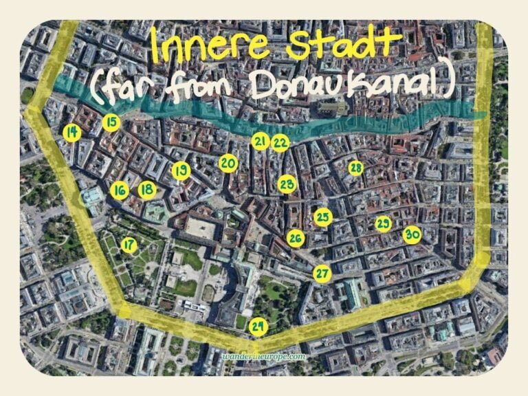 30 Little Gems in Old Town Vienna (See Them on a Map)